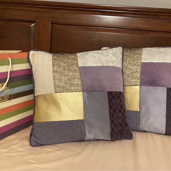 Coach | Accents | Coach Pillows Authentic And Gorgeous Makes A Girl ...